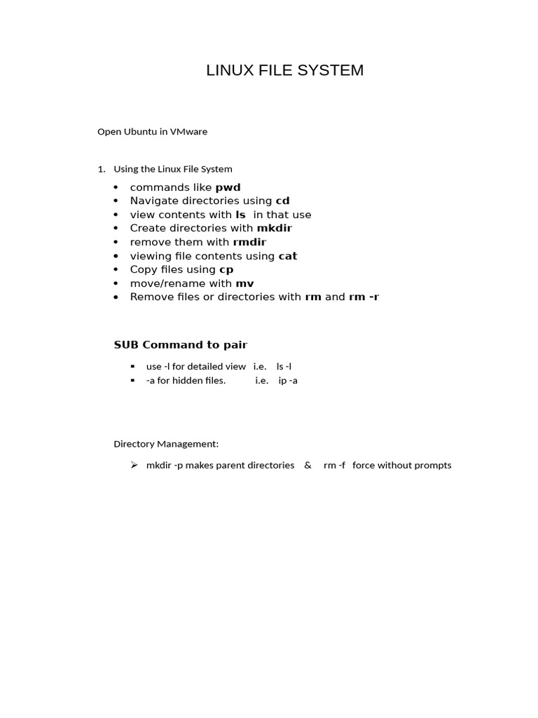 Linux File System | PDF