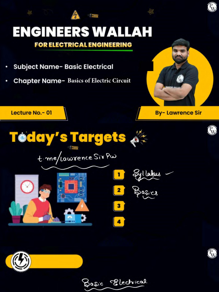 Basics of Electric Circuit 01 - Class Notes | PDF