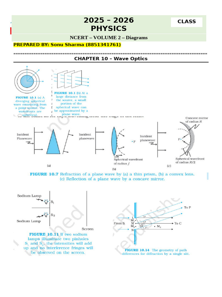 Class 12 Physics NCERT Chapters Overview | PDF