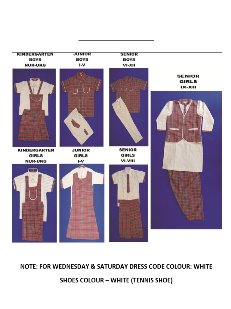 Dav Public School Dress Code | PDF