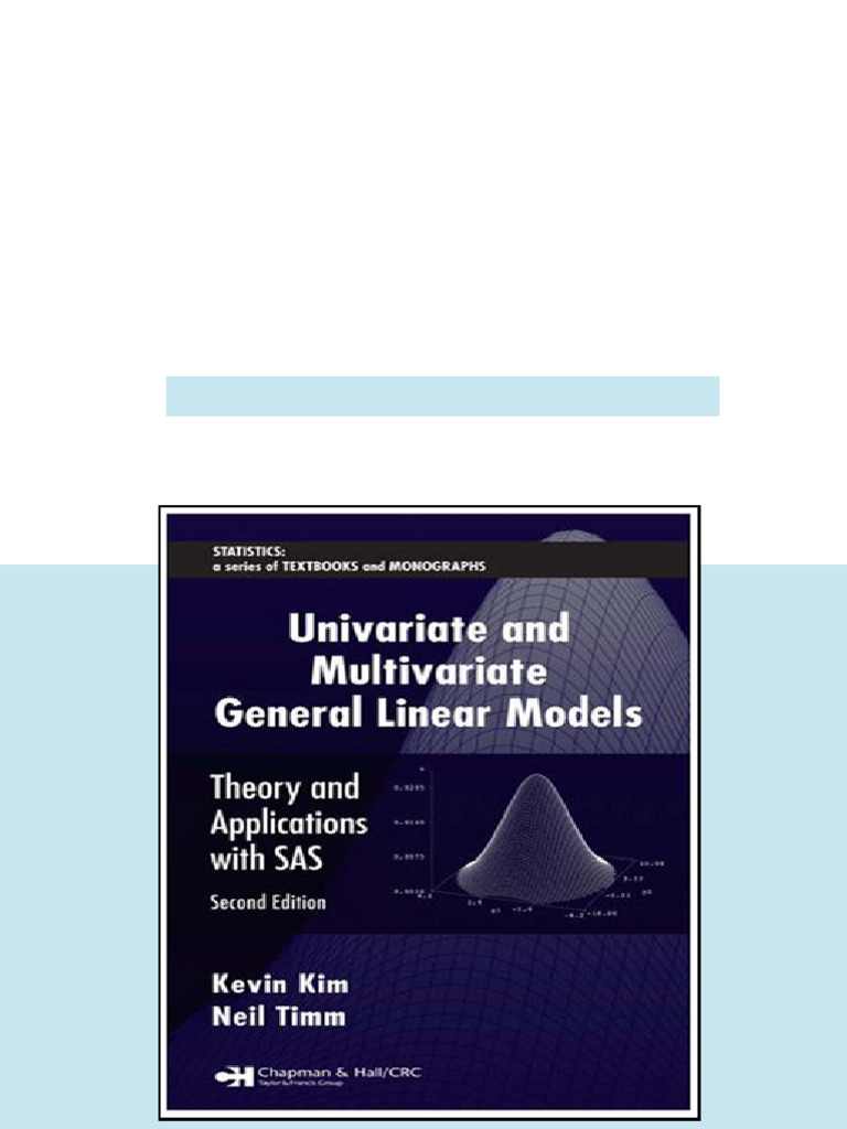 (Ebook) Univariate and Multivariate General Linear Models: Theory and ...