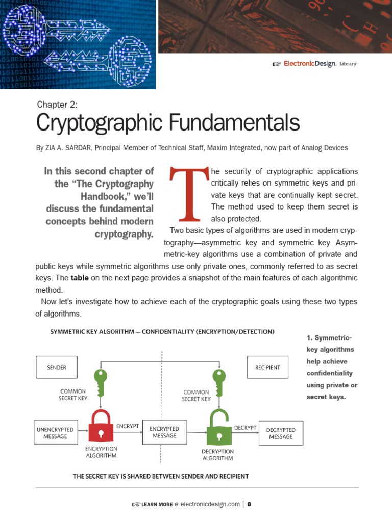 Cryptographic Fundamentals Explained | PDF | Public Key Cryptography ...
