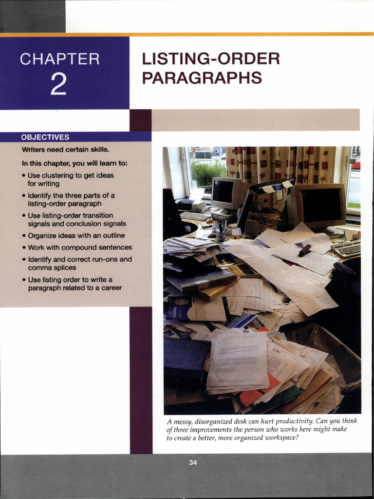 Listing Order Paragraph | PDF