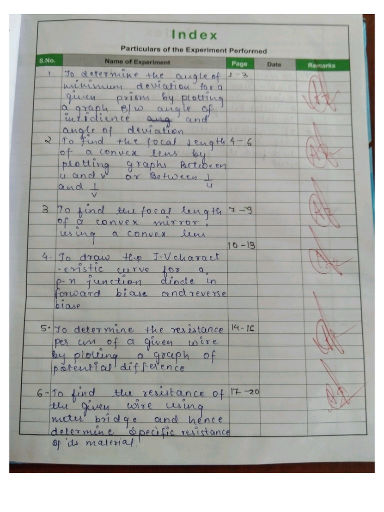 Lab Manual Physics | PDF
