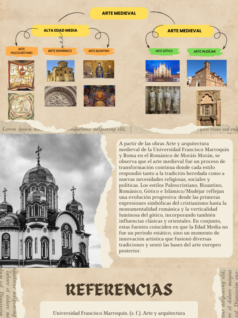 Evolución del Arte Medieval Europeo | PDF