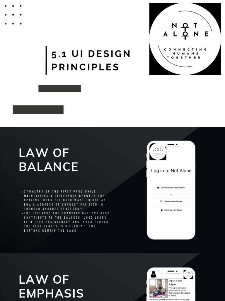 5.1 UI Design Principles | PDF