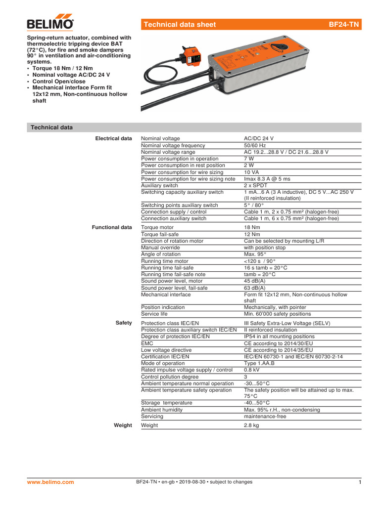 BF24 TN Datasheet en GB | PDF | Alternating Current | Switch