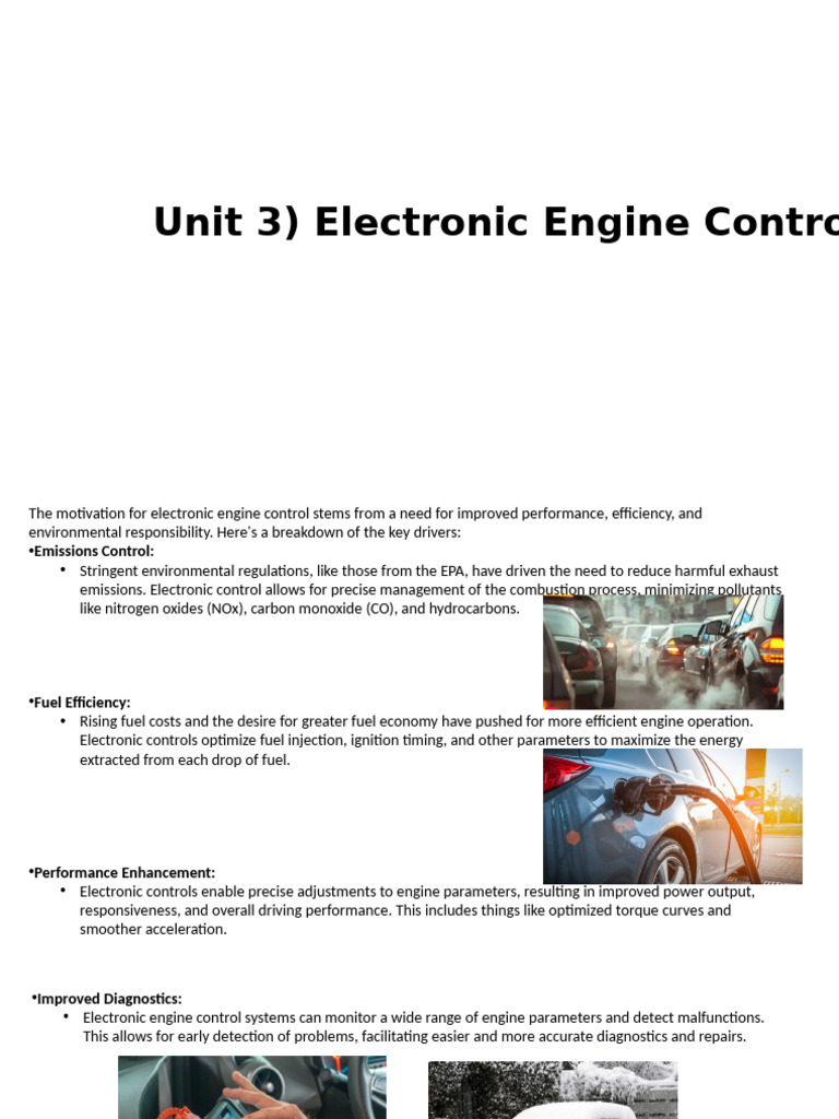 Auto Mechatronics Unit 3 | PDF | Fuel Injection | Internal Combustion ...