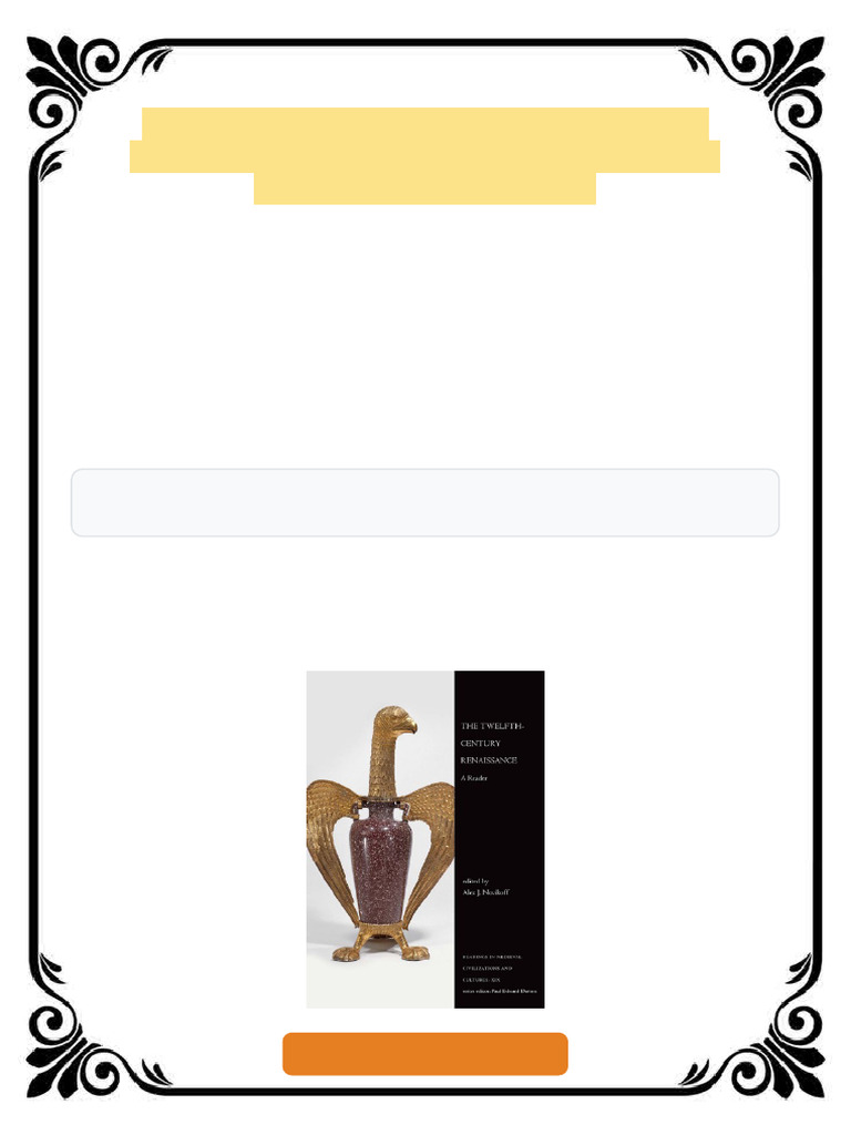 The Twelfth Century Renaissance A Reader Alex Novikoff ebook premium ...