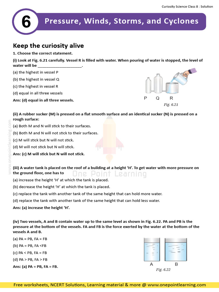 Class-8-Science-curiosity-Chapter-6-Pressure-Winds_251205_121034 | PDF ...