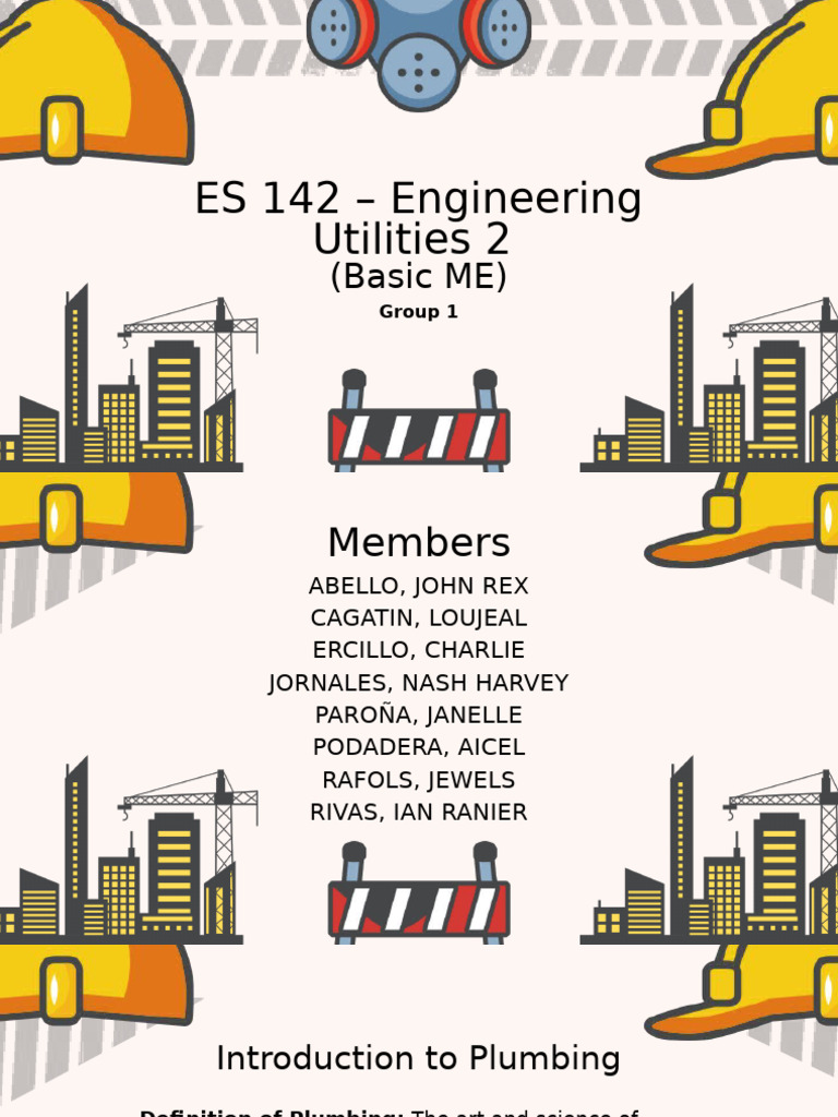 Yellow Grey Playful Engineering Construction Group Project Presentation ...