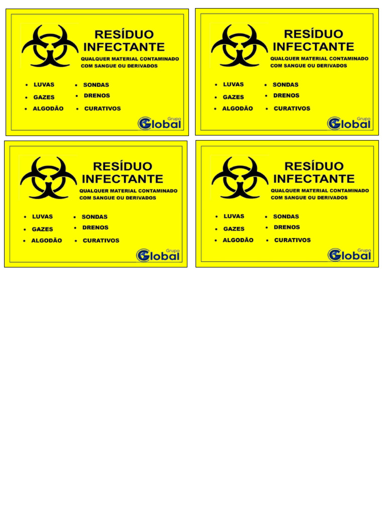 Residuo Infectante Amarelo | PDF