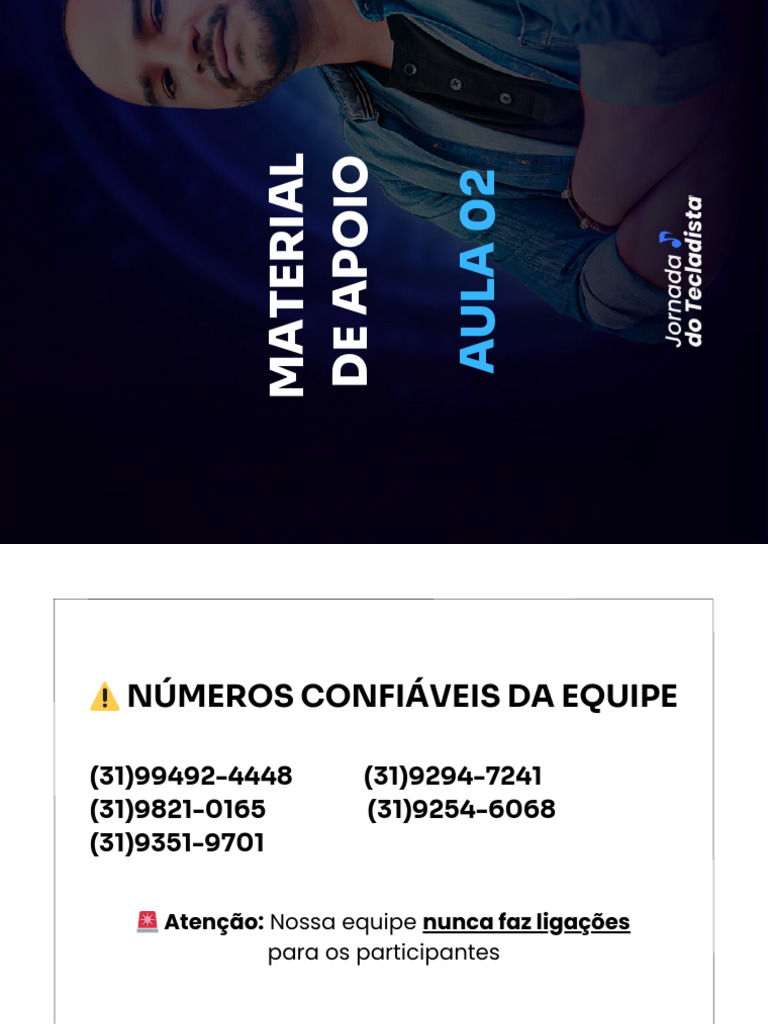 AULA 02 - Material de Apoio - JDT-DeZ-25 | PDF | Acorde (música ...