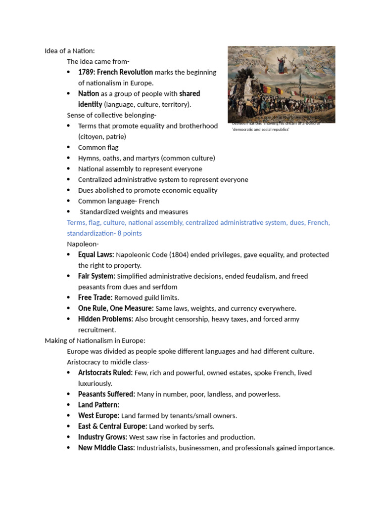Ch-1 Nationalism in Europe | PDF | German Empire | Political Science