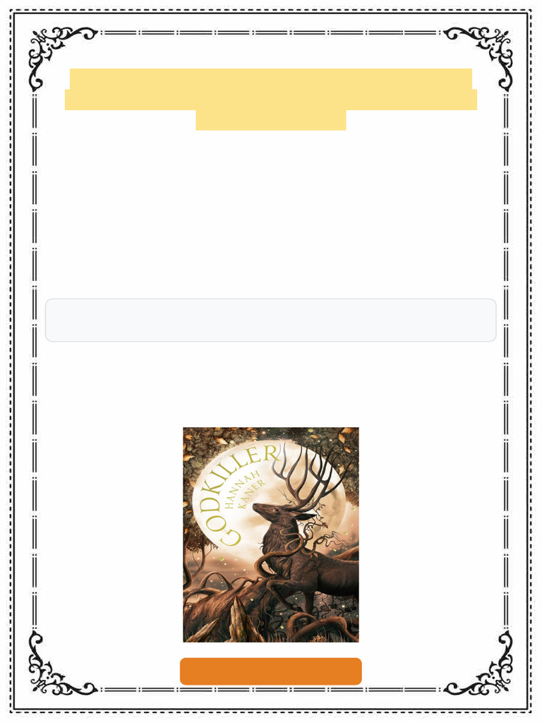 Godkiller The Fallen Gods 1 1st Edition Hannah Kaner Ebook Complete ...