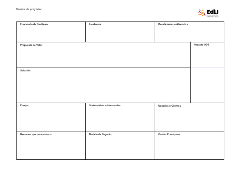 Project Canvas EdLI | PDF