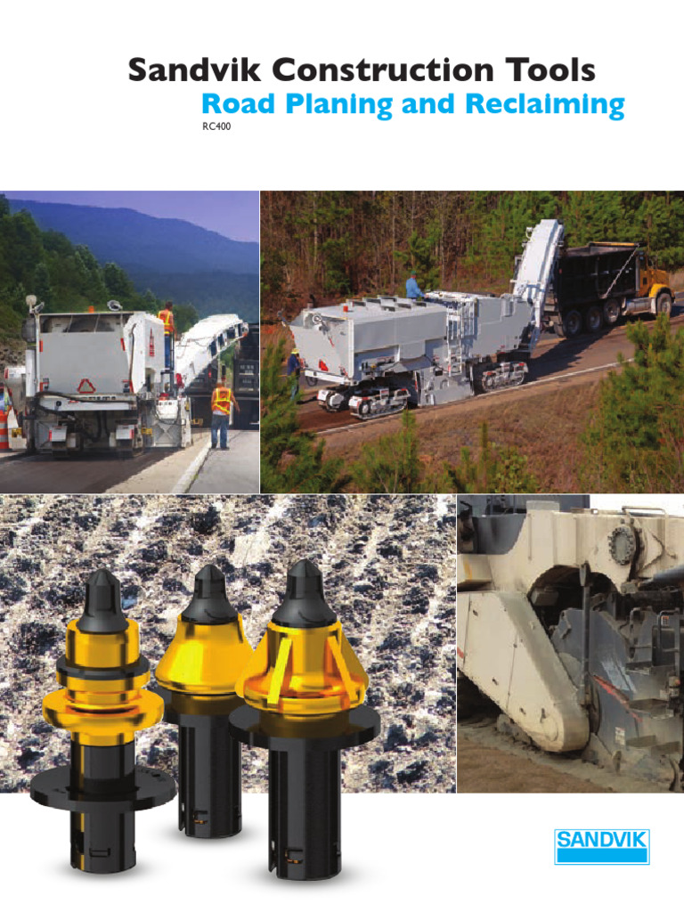 Sandvik Road Planing Tools Catalog | PDF | Materials | Secondary Sector ...