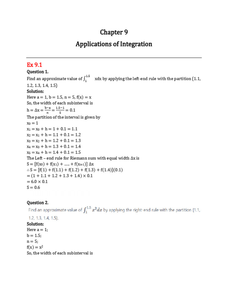 12th Maths Chapter-9 EM | PDF | Integral | Analytic Geometry