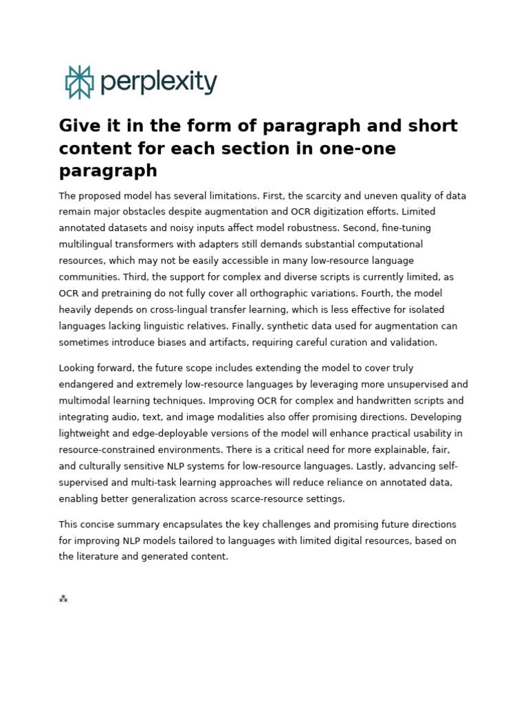 Give It in the Form of Paragraph and Short Content | PDF ...