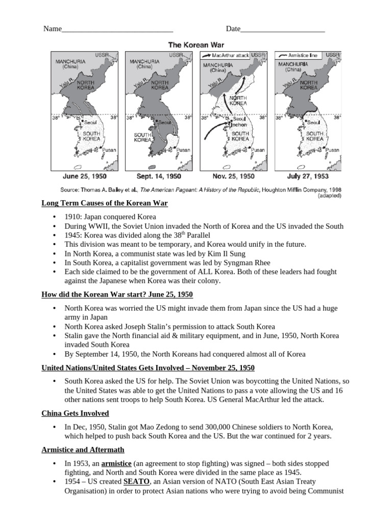 Korean War Documents | PDF | Korean War | Military