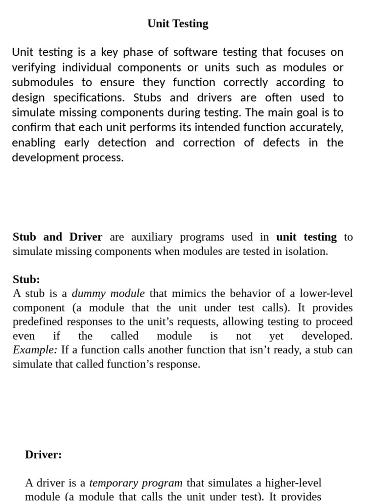 Understanding Unit Testing Basics | PDF | Unit Testing | Software Testing