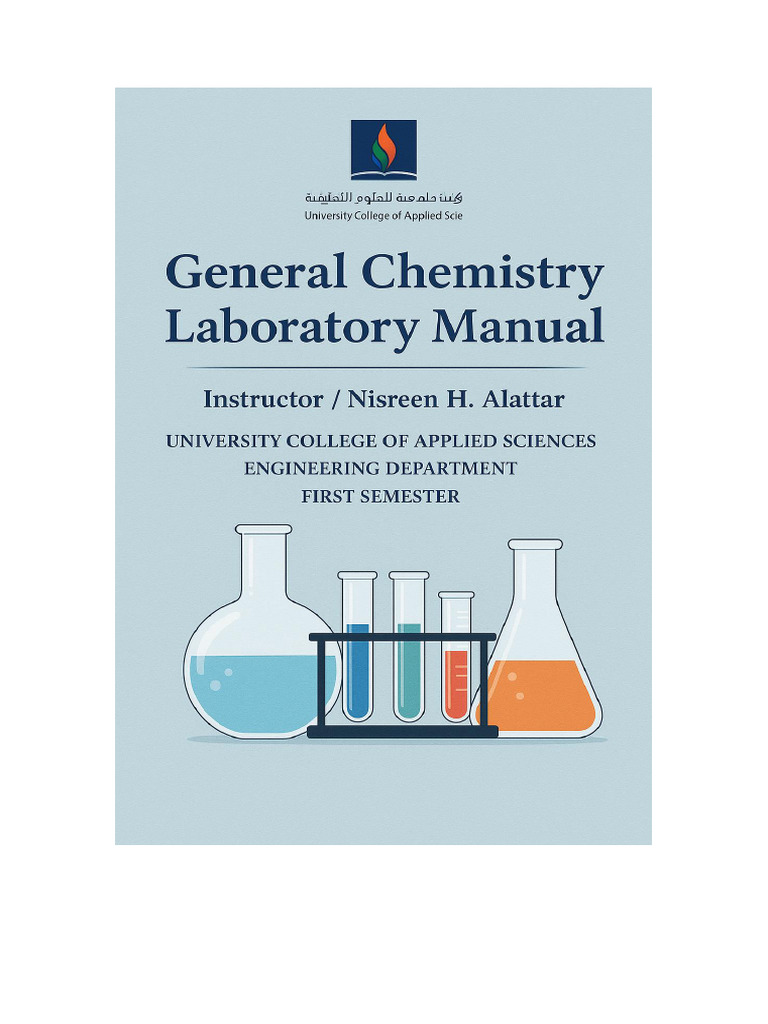 General Chemistry Lab. | PDF | Magnesium | Chemical Reactions