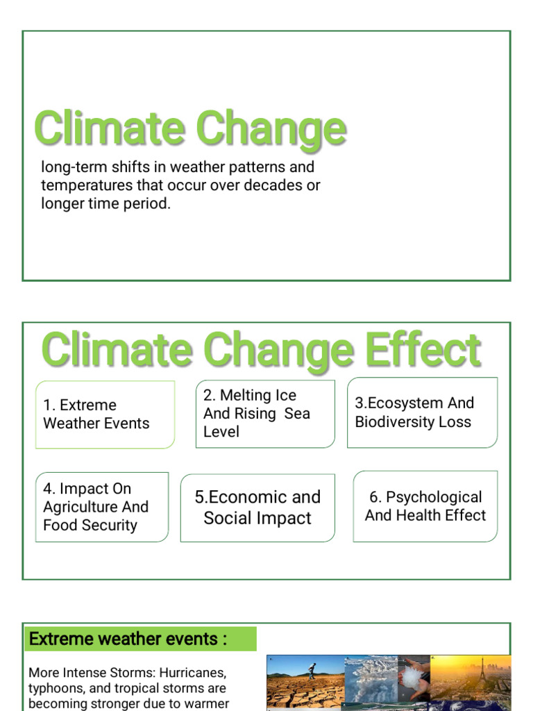 Climate Change-WPS Office | PDF | Climate Change | Ecosystem