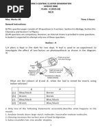 Edco Biology Exam Paper Solutions | PDF | Sex | Atrium (Heart)