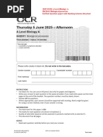AQA A Level Maths 2025 Paper 1 | PDF | Sequence | Mathematical Objects