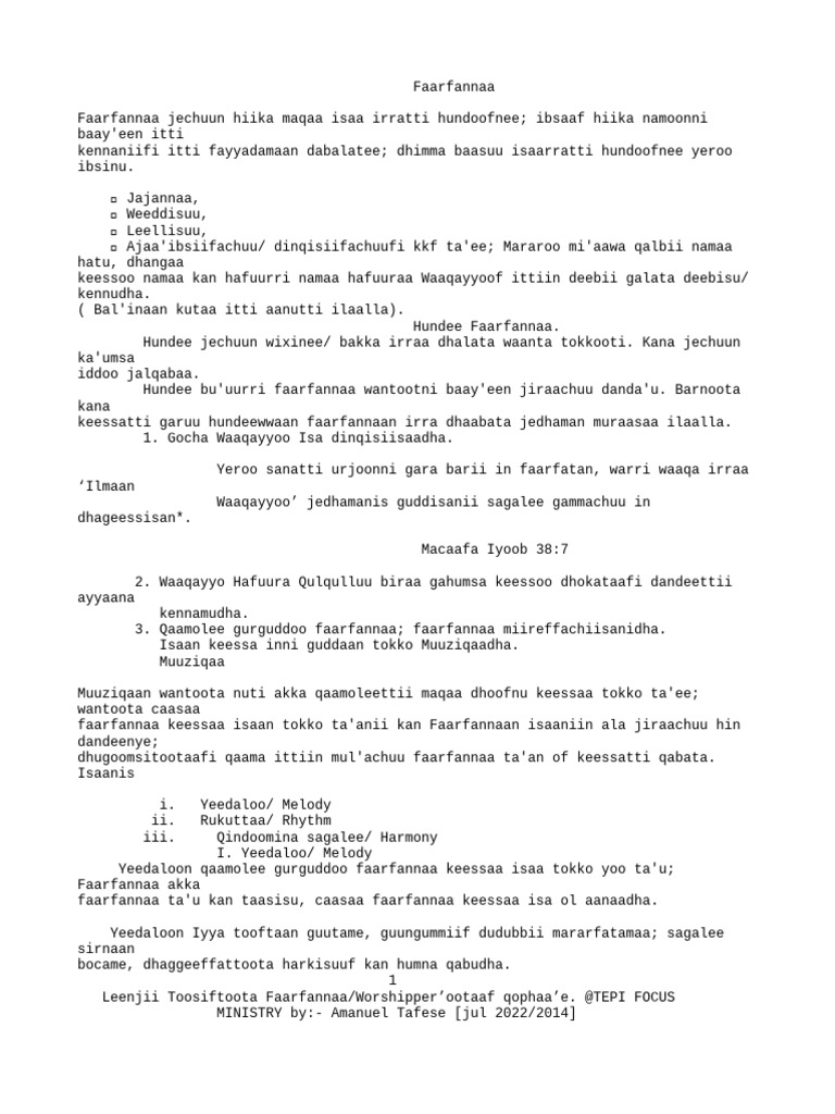 731113854-Faarfannaa (1) | PDF