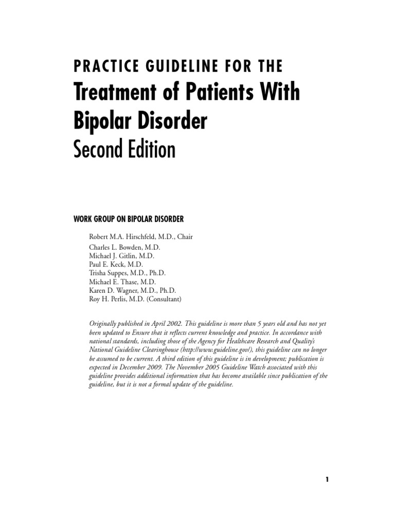 Bipolar Disorder | PDF | Bipolar Disorder | Mania