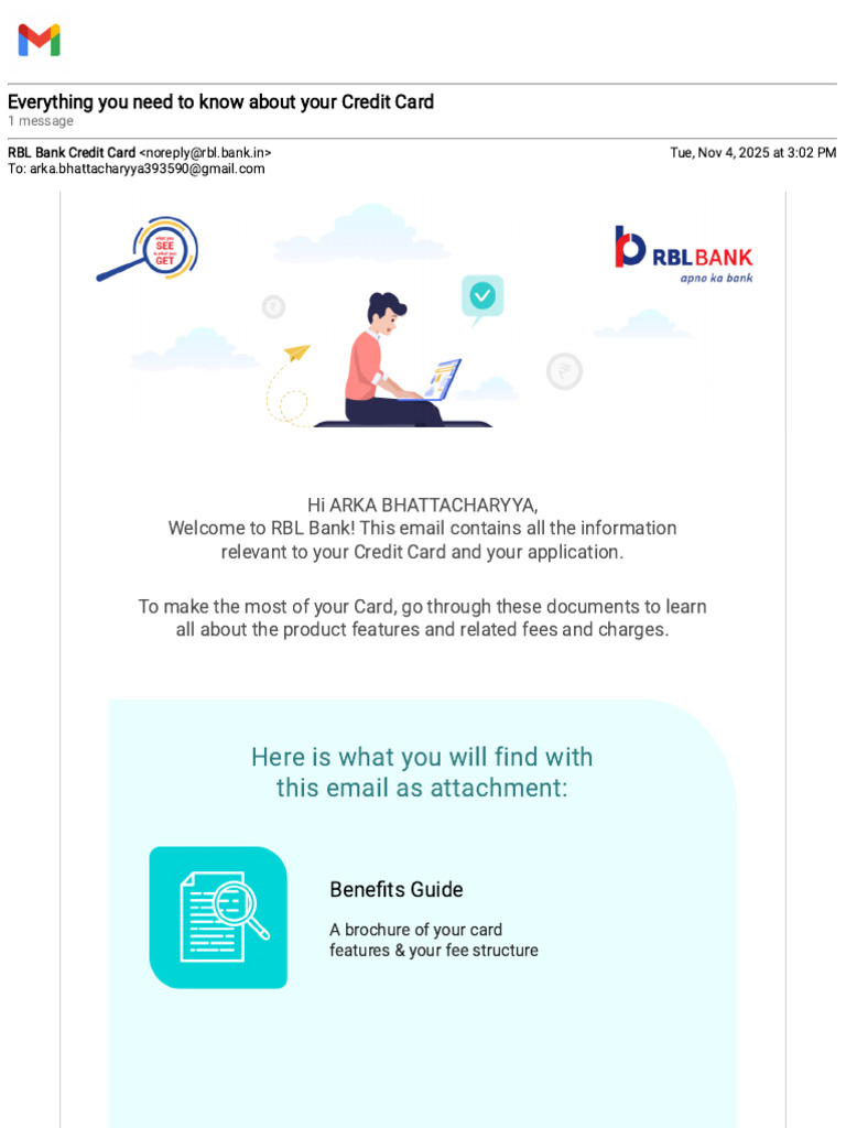 Gmail - Everything You Need To Know About Your Credit Card | PDF