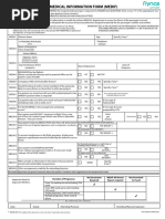 MEDIF Form for Air Travel Assessment | PDF | Surgery | Medicine