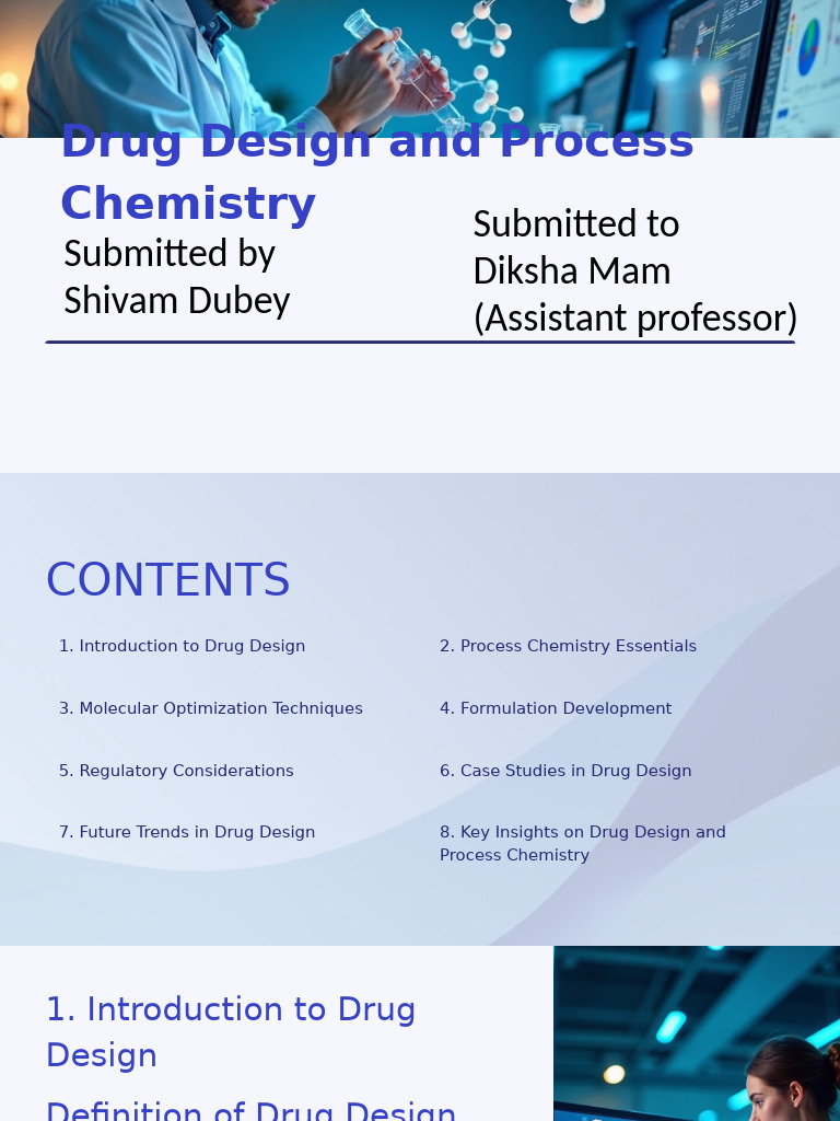 Drug Design and Process Chemi... | PDF | Drug Design | Drug Discovery