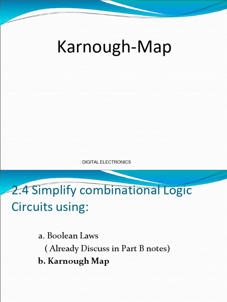 Kmap Class Note | PDF | Theoretical Computer Science | Applied Mathematics