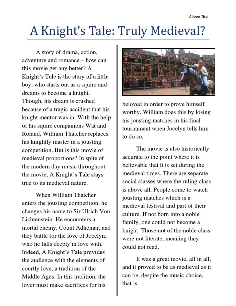 A Knights Tale | PDF