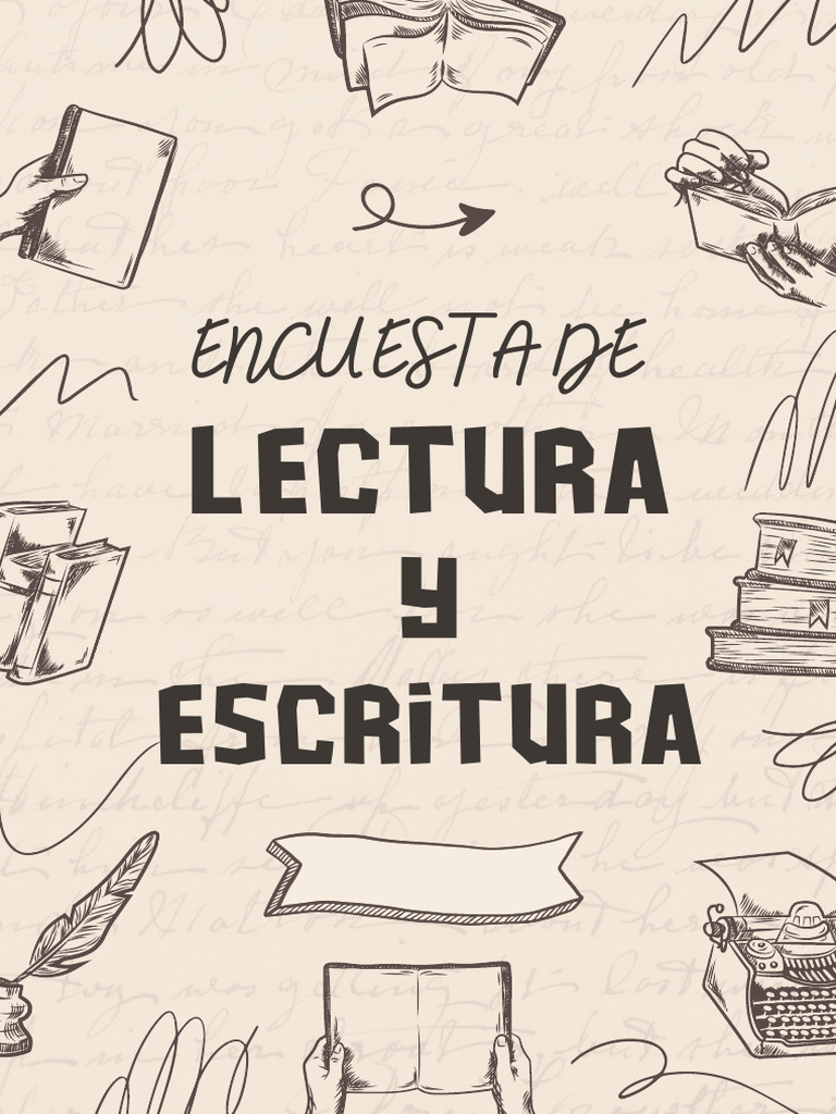 Encuesta de Lectura y Escritura - 122407 | PDF | Escritura