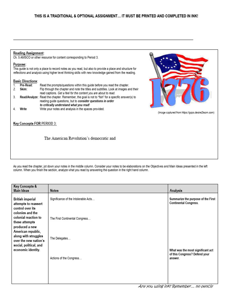 Chapter 5 Outline | PDF | American Revolutionary War | Loyalist ...