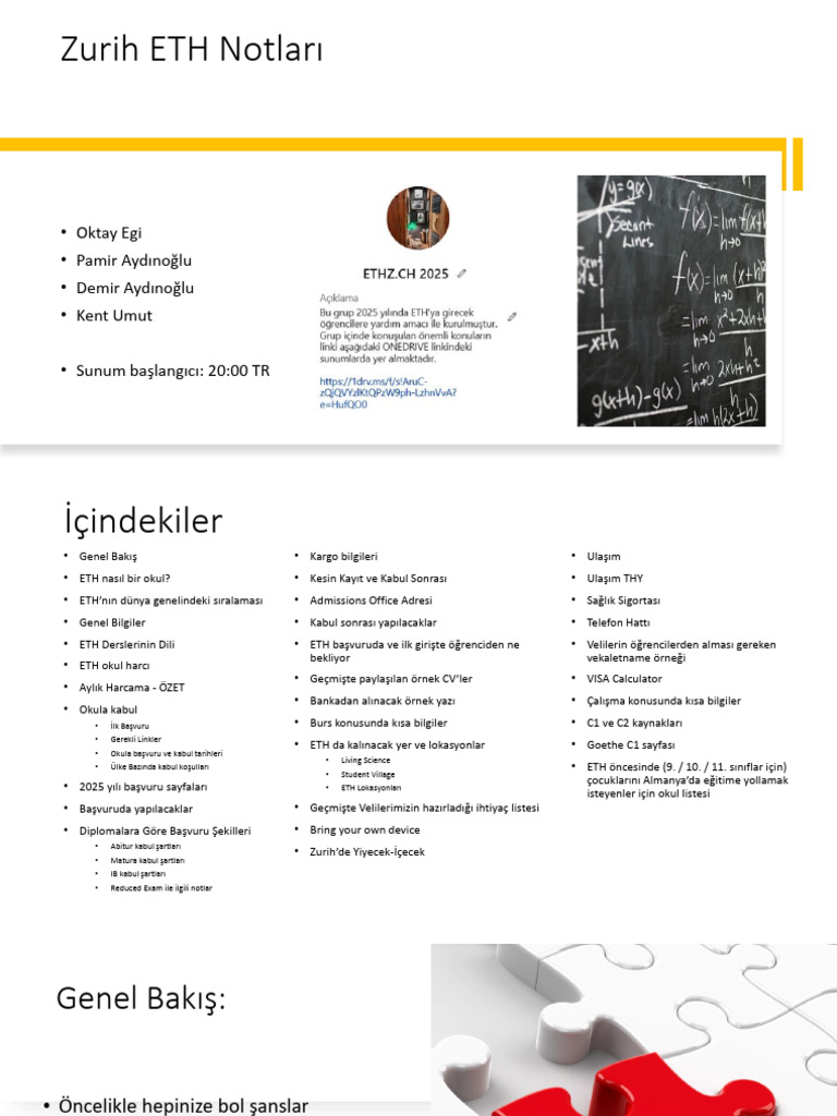 Zurih ETH Notları 01112025 V2 | PDF