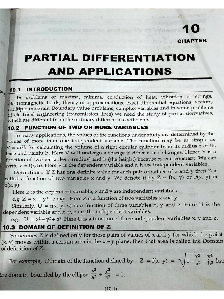 Partial Differentiation | PDF
