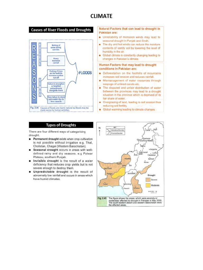 Climate Floods and Drought | PDF