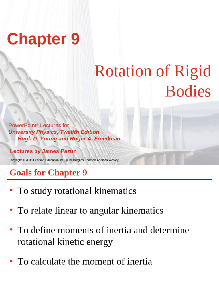 09-1-Rotation of Rigid Bodies (Chp9-University Physics) - 1 | PDF ...