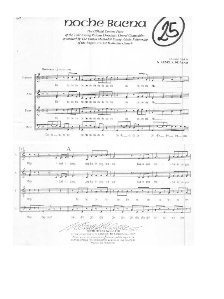Noche Buena Arnel de Pano 2 | PDF