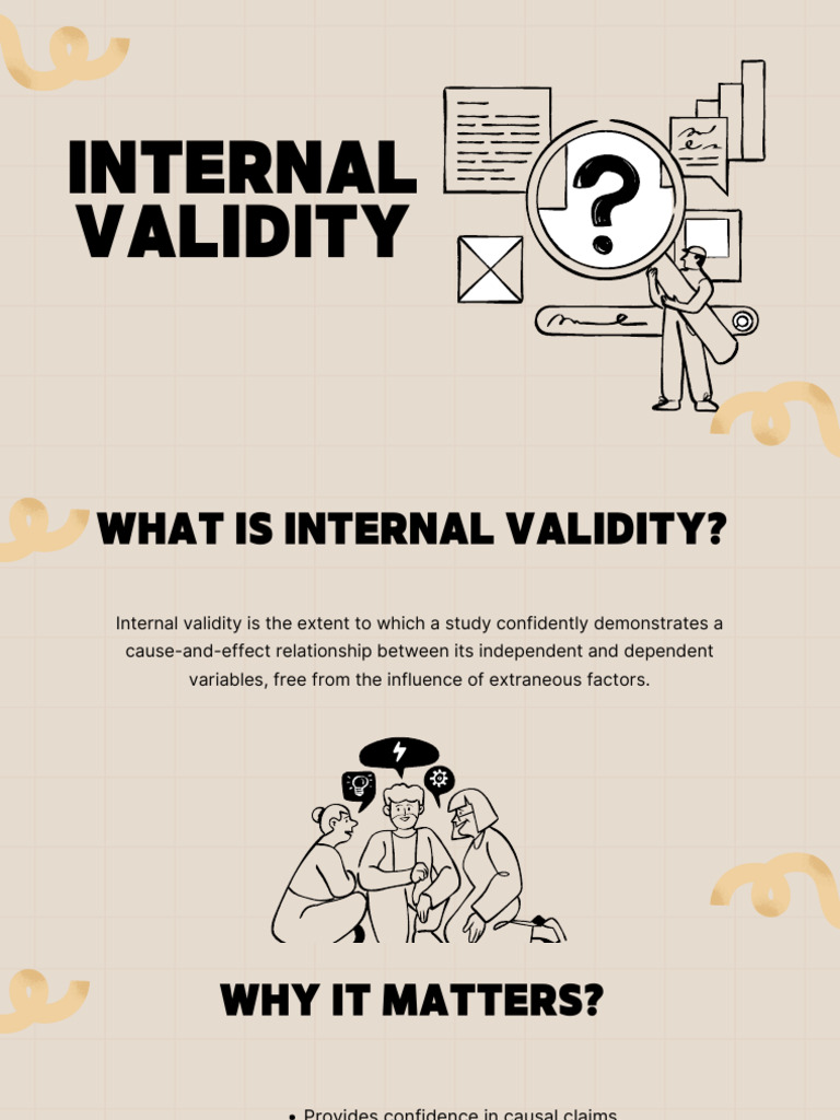 Internal Validity | PDF | Validity (Statistics) | Psychology