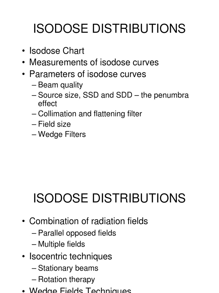 Treatment Planning I Isodose Distributions | PDF | Radiation Therapy ...