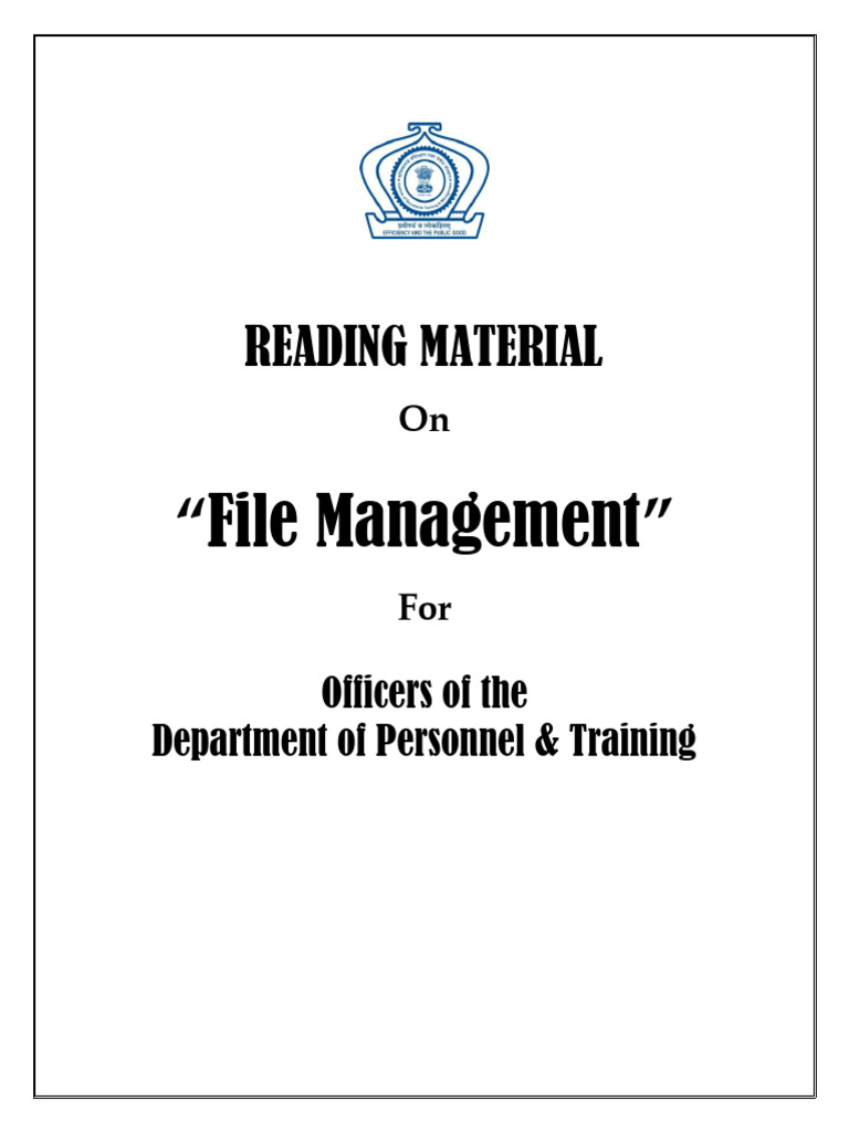 File Management | PDF | Information