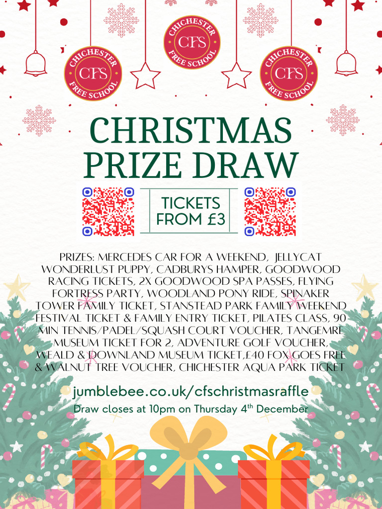 Christmas Prize Draw Tickets from £3 | PDF
