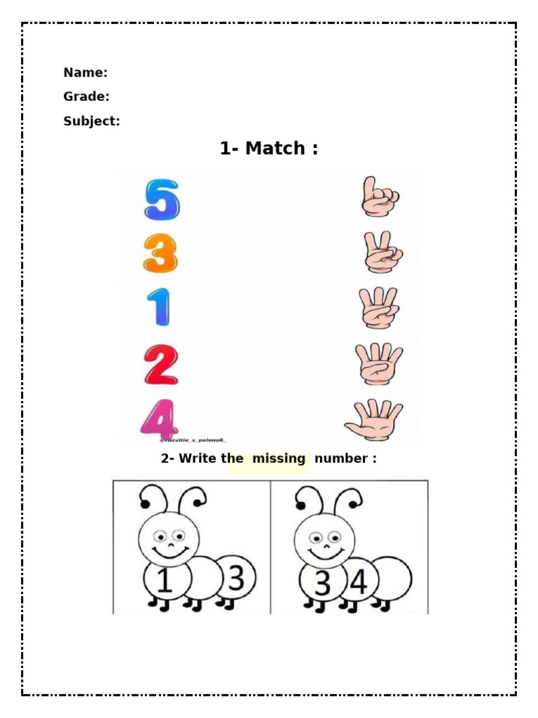 Model Exam Grade Kg1 | PDF
