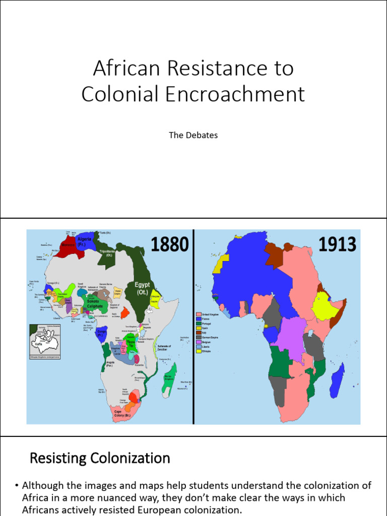 Topic 1 - Colonisation & African Resistance | PDF