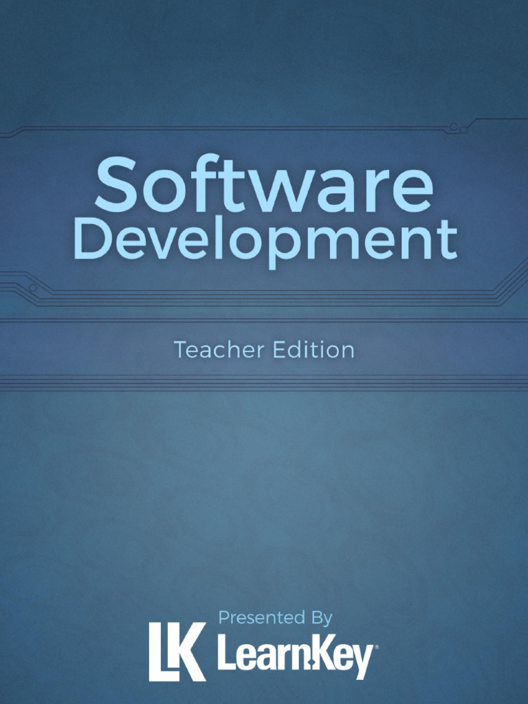 Software Development Teacher Workbook | PDF | Variable (Computer Science) | Control Flow